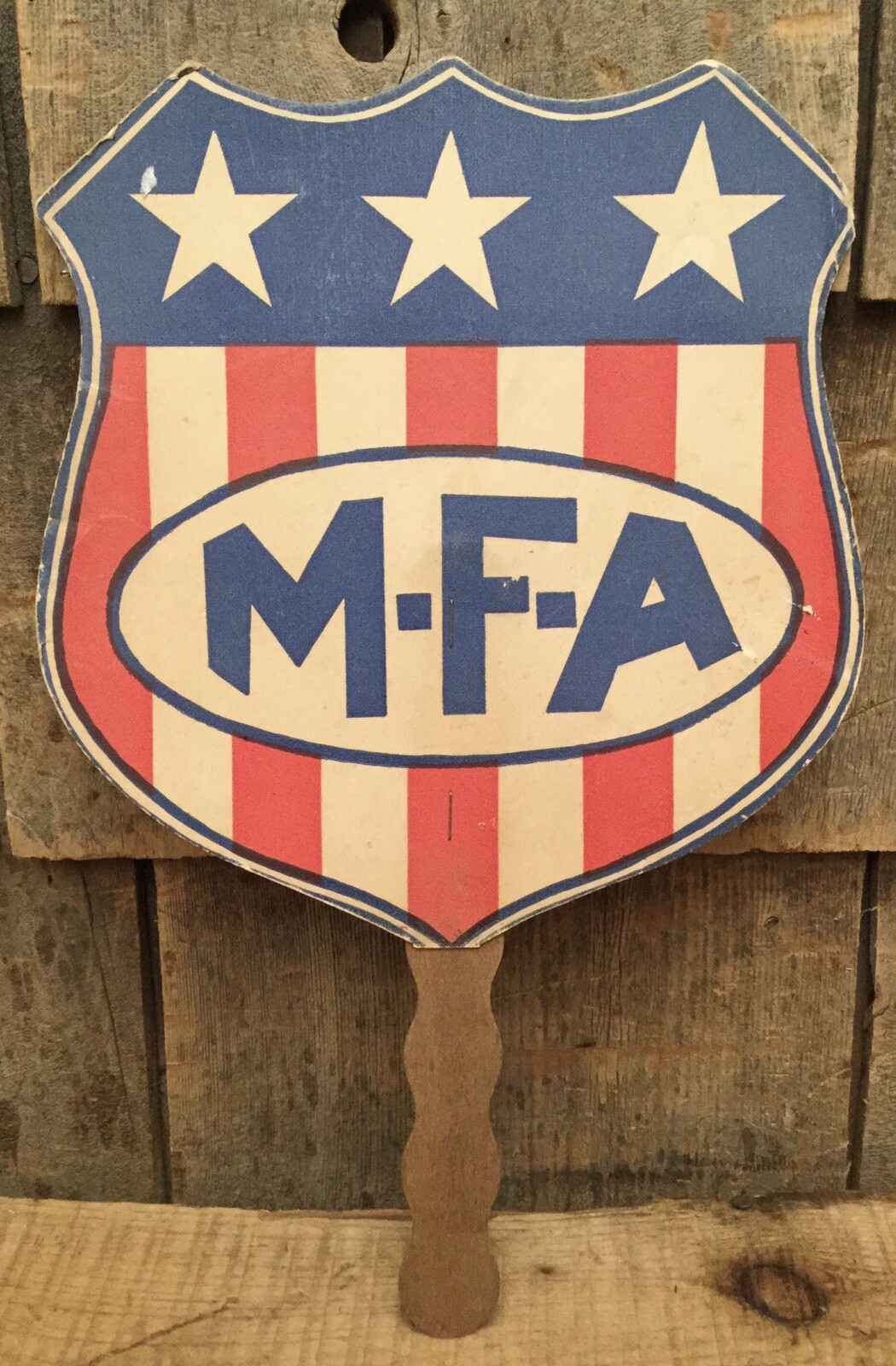 Early Vintage MFA MUTUAL INSURANCE Stars & Stripes Advertising Promo ...