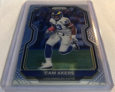 2020 Panini Prizm Football Cam Akers Los Angeles Rams Rookie Card #376 ...