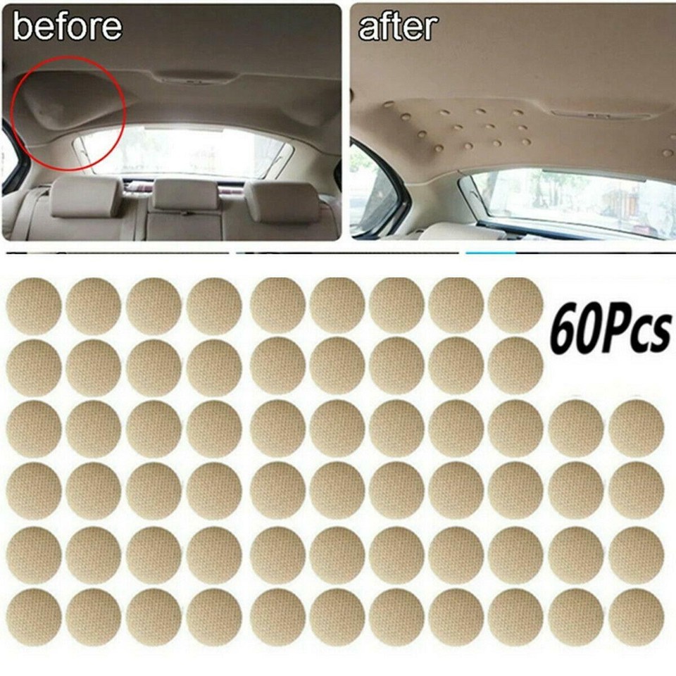 60X Repair Button w/Screw Cloth Car Roof Snap Rivets Buckle Automotive ...