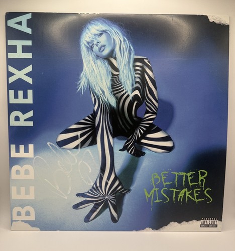 BEBE REXHA SIGNED BETTER MISTAKES VINYL LP - BECKETT COA | eBay
