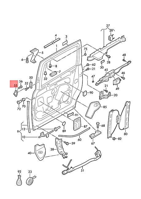 Genuine Catch Plate Lower VW SEAT Sharan Syncro 4Motion Alhambra ...