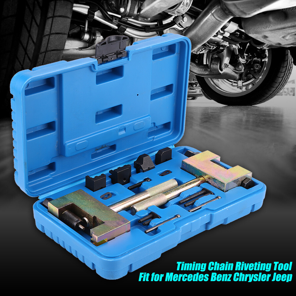 13Pcs Motorcycle Bike Chain Riveting Tool Timing Chain Breaker Splitter ...