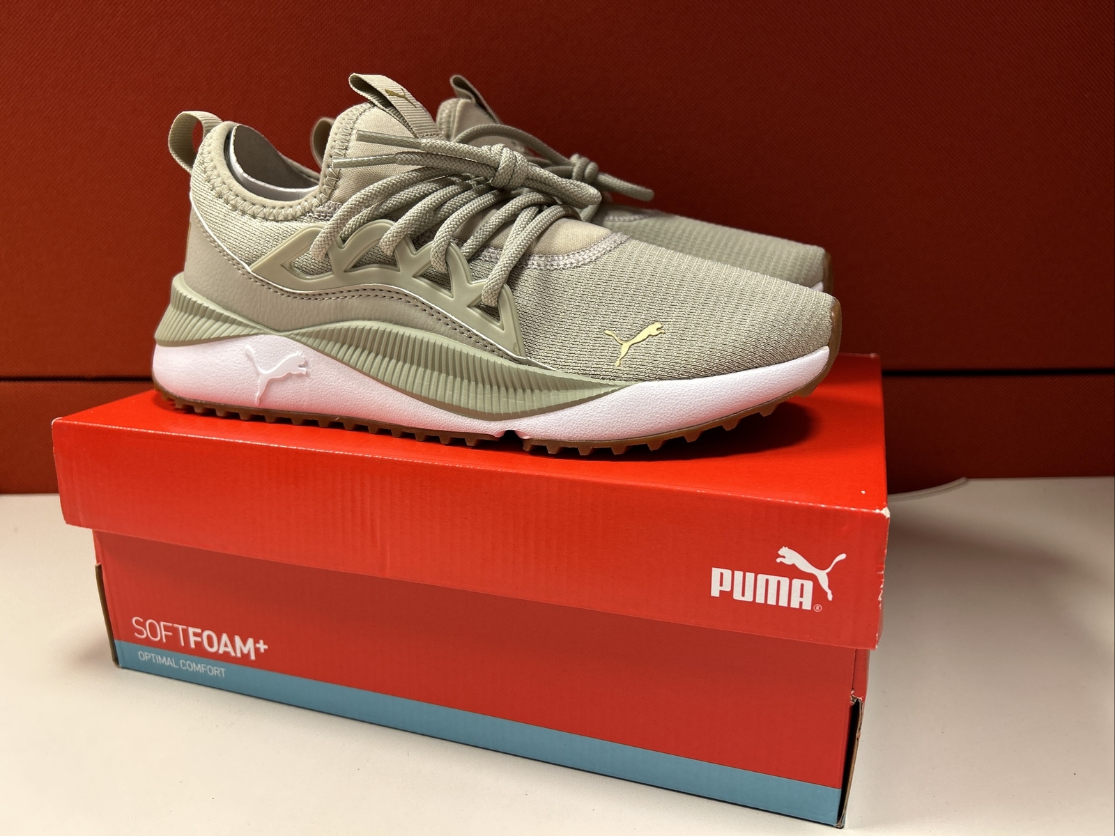 Size 6 - PUMA Pacer Future Pebble Gray-Pebble gum | eBay