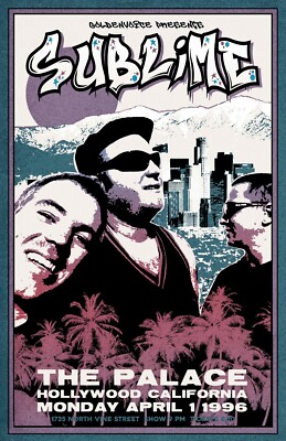 Sublime 1996 Tour Poster | eBay