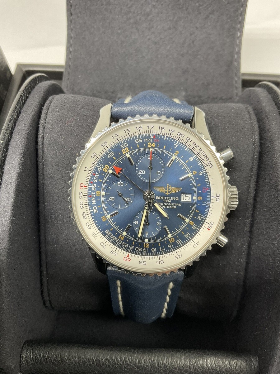Breitling Navitimer World Blue