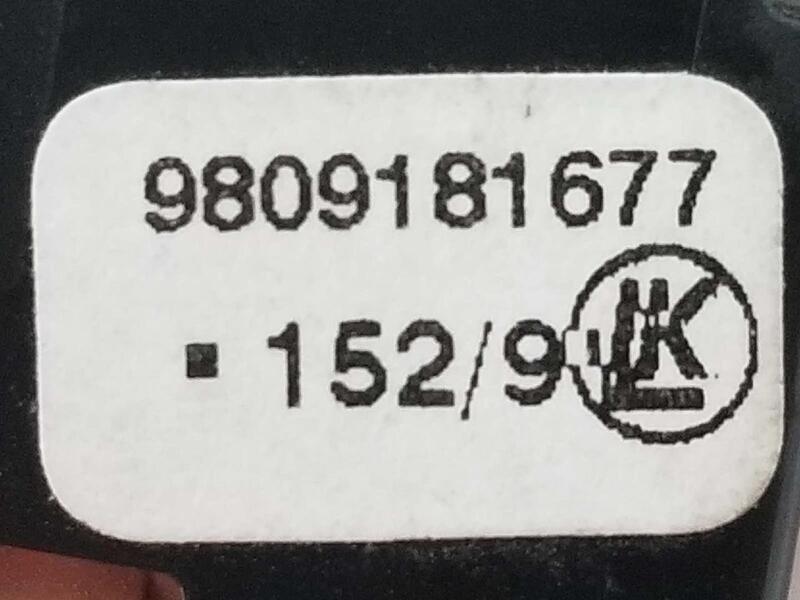 9809181677 interrupteur warning CITROEN JUMPY COMBI CONFORT XL 2016 ...