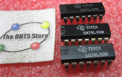 SN74L90N Texas Instruments TTL BCD Counter IC 74L90 7490 - NOS Qty 3 | eBay