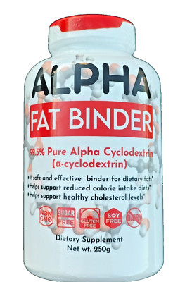 Pure Alpha Cyclodextrin: Fat Binding Complex. Weight Mngmt 250g. 60 day ...