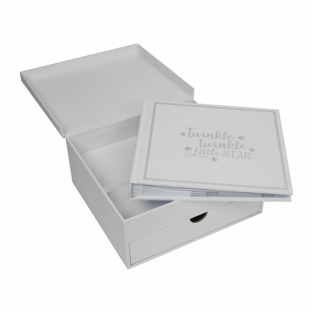 Twinkle Twinkle Keepsake Drawer with Album (Baby Gift) | eBay UK