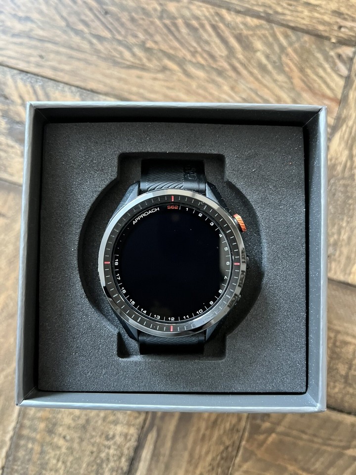 GARMIN APPROACH S62 PREMIUM SMART FITNESS GPS GOLF RANGE FINDER WATCH ...