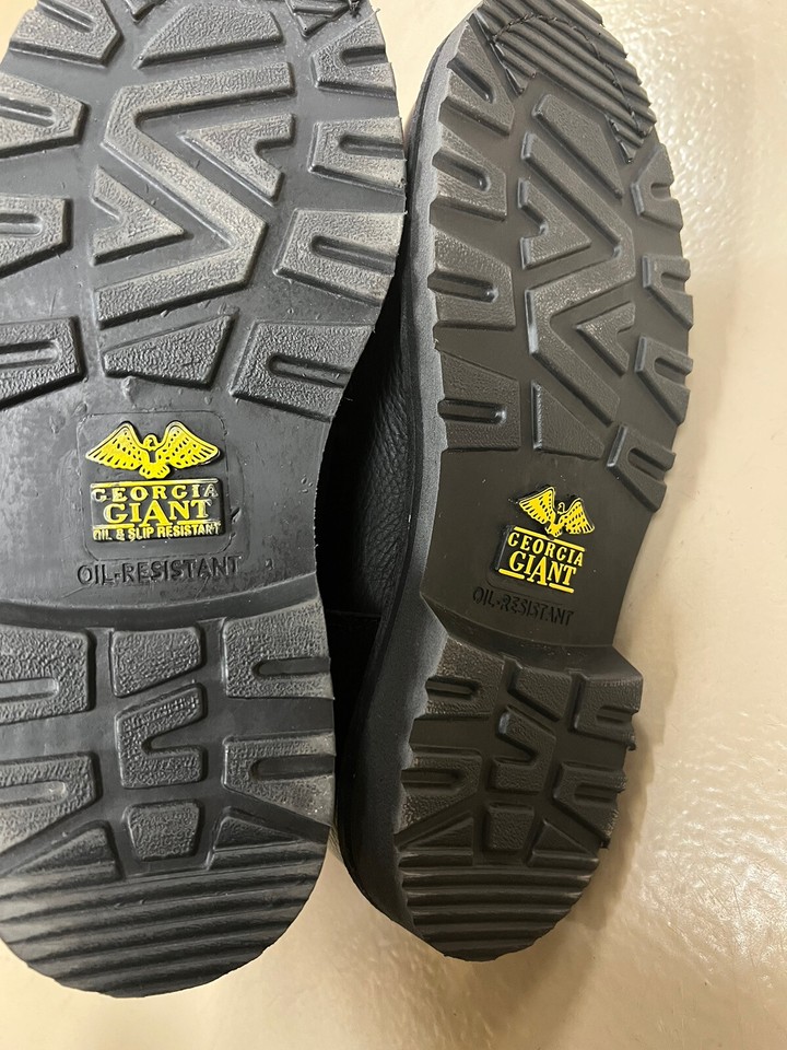 Georgia Giant Men’s 9 M Black Ankle Waterproof Romeo Boots Pull On Work ...