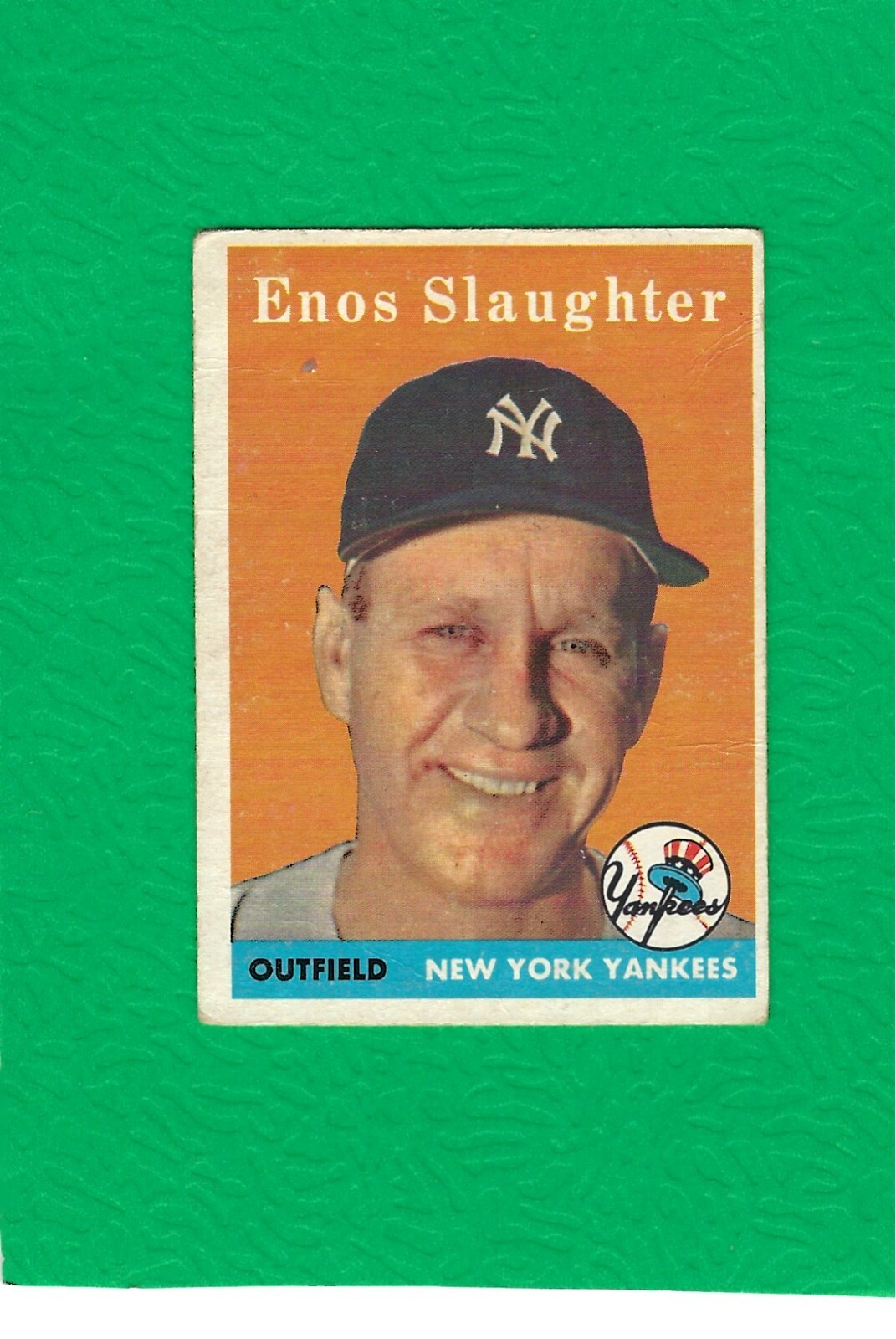 1958 TOPPS BASEBALL #142 ENOS SLAUGHTER VG (surface wrinkle) | eBay