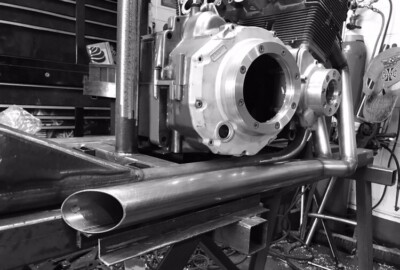 Slayer Drag Pipes For Thug Frame Kit. Chopper Chop Hardtail Custom ...