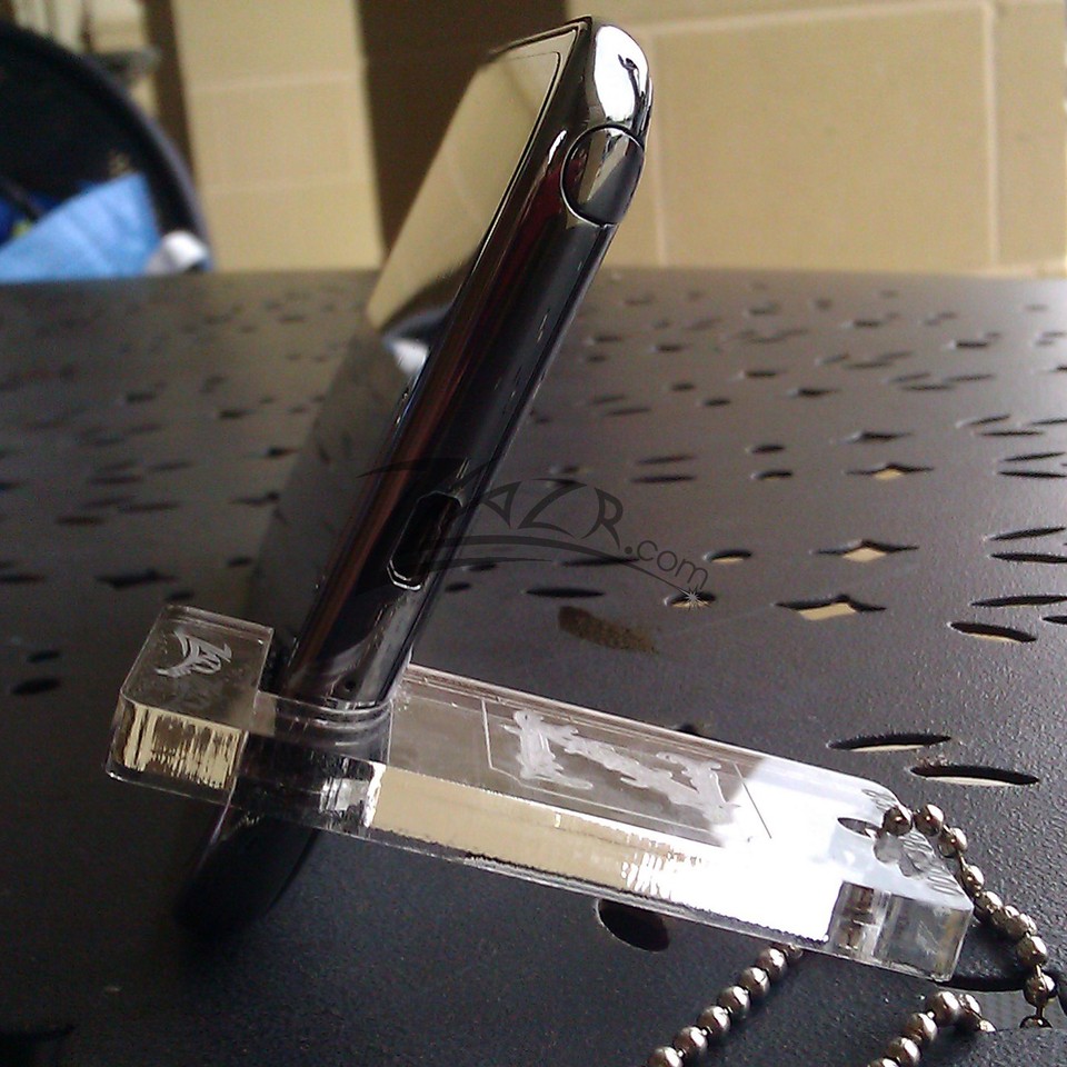 Acrylic Cell Phone Kick Stand Samsung, iPhone Portable Keychain Mobile ...