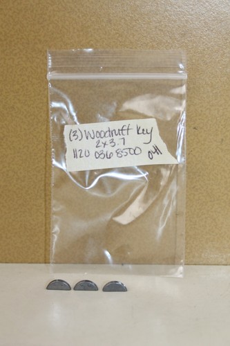 (3) Stihl 2x3.7 Woodruff Key 1120 036 8500 Genuine OEM New Old Stock | eBay