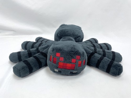Minecraft Game Black Cave Spider Stuffed Animal Plush 17” x 12" | eBay