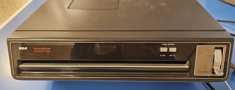 RCA SelectaVision CED Videodisc SGT 075 Vintage Player And Cover powers ...