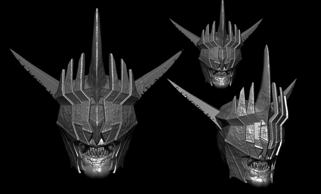 Númenórean Mouth of Sauron custom head for Mythic Legions & other ...