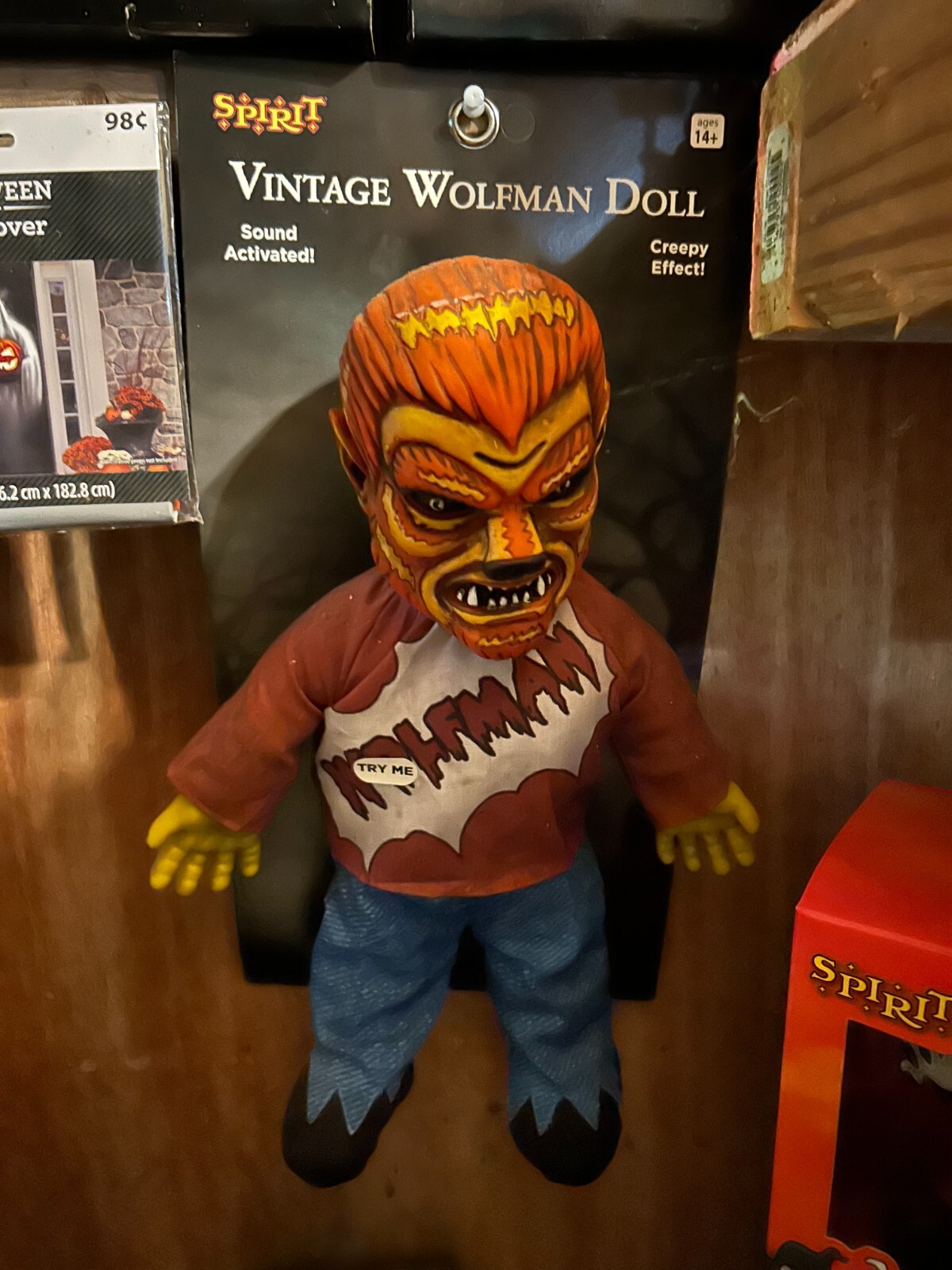 Vintage WOLFMAN Doll Spirit Halloween 2021 Universal Monster Werewolf ...