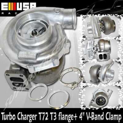 Turbo Charger T72 T3 TYPHOON TURBO AR70 .84AR TWIN SCROLL 700hp w/4 ...