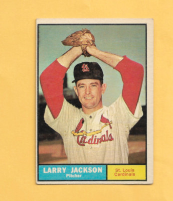 1961 Topps Larry Jackson #535 HI # St. Louis Cardinals VG/EX FREE ...