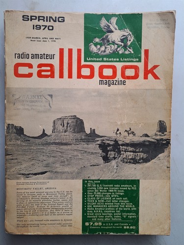 Radio Amateur CALLBOOK Magazine - Spring 1970 Ham Radio, 640 pages! | eBay