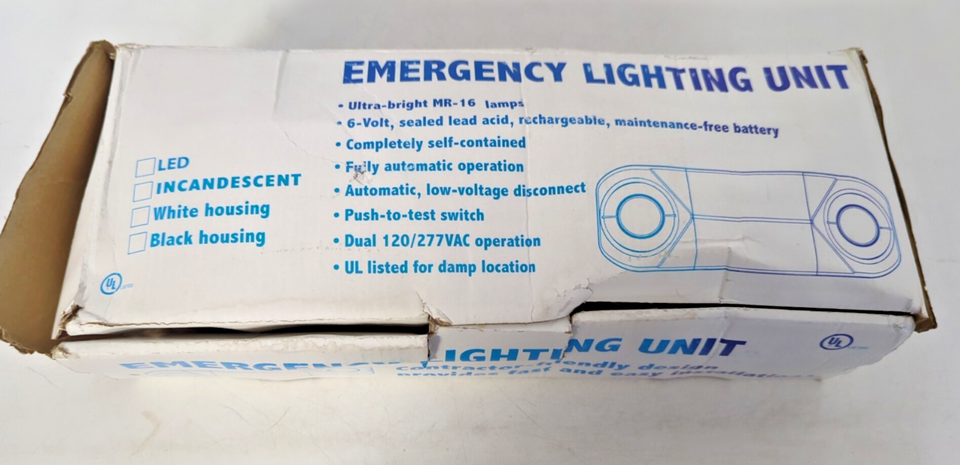 EMERGENCY LIGHTING UNIT RMR-16-LED | eBay