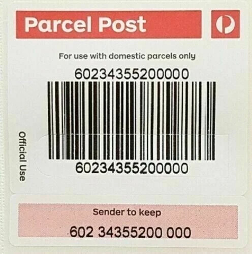 💖 100 pieces Australia Post Parcel Tracking Labels Proof Delivery ...
