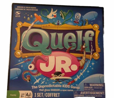 RARE Quelf Jr. Board Game - Unpredictable Kids Game Missing 1 Stand ...