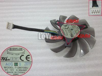 Gigabyte T128010SU PLD08010S12HH graphics card cooling fan DC 12V 0.35A ...