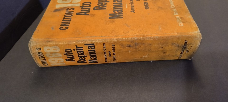 1968 Chilton's Auto Repair Manual American Cars 1960-1968 Muscle Car ...