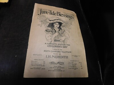 I.H. Meredith Magazine 1914 June-Tide Blessings | eBay