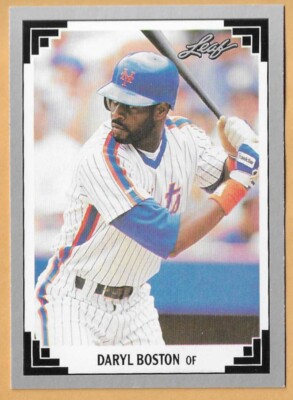 DARYL BOSTON NEW YORK METS #202 - LEAF NM-MT 1991 | eBay