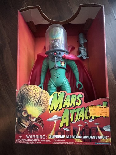 MARS ATTACKS TRENDMASTERS SUPREME MARTIAN AMBASSADOR 11 & 1/2 INCH ACTION FIGURE | eBay