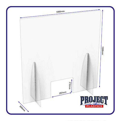 Protection Screen Guard Clear Perspex Acrylic Sneeze Guard Cough Till ...