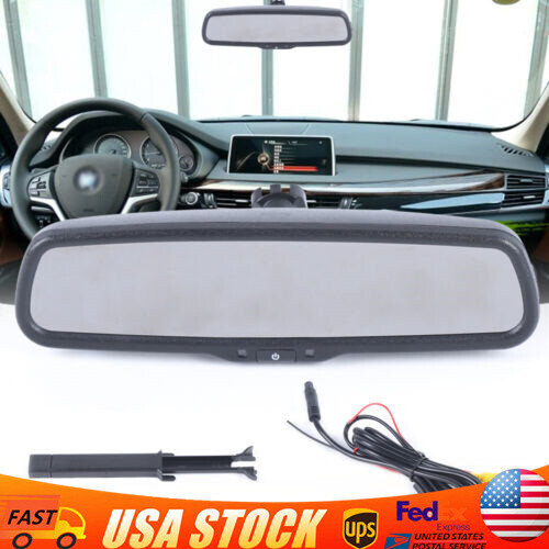 4.3in Car Rear View LCD TFT Mirror Monitor Kit For Backup Camera ...
