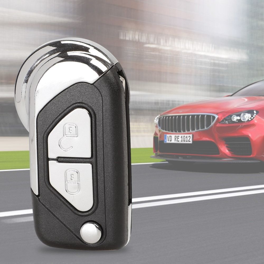 2 Buttons Remote Key Case Car Key Case for Citroen DS3/Puegeot Car ...
