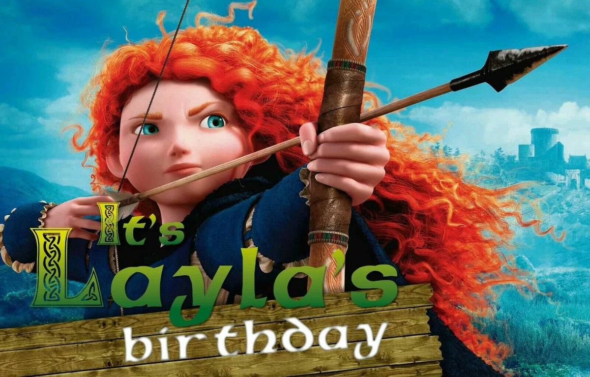 Disney Brave Birthday Banner