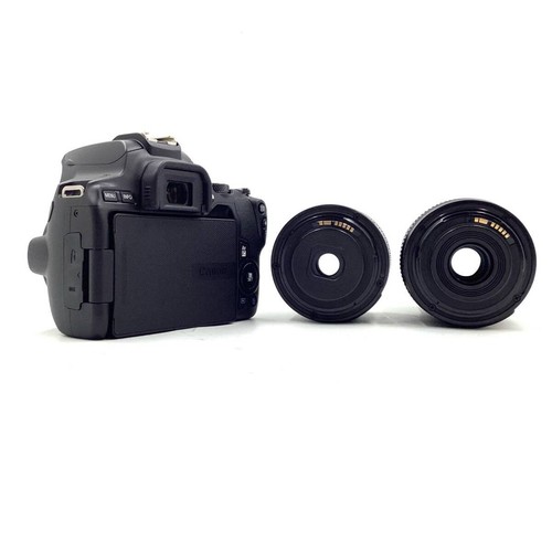 Canon Digital Single Lens Eos Kiss X10 Double Zoom Kit Black Operation ...