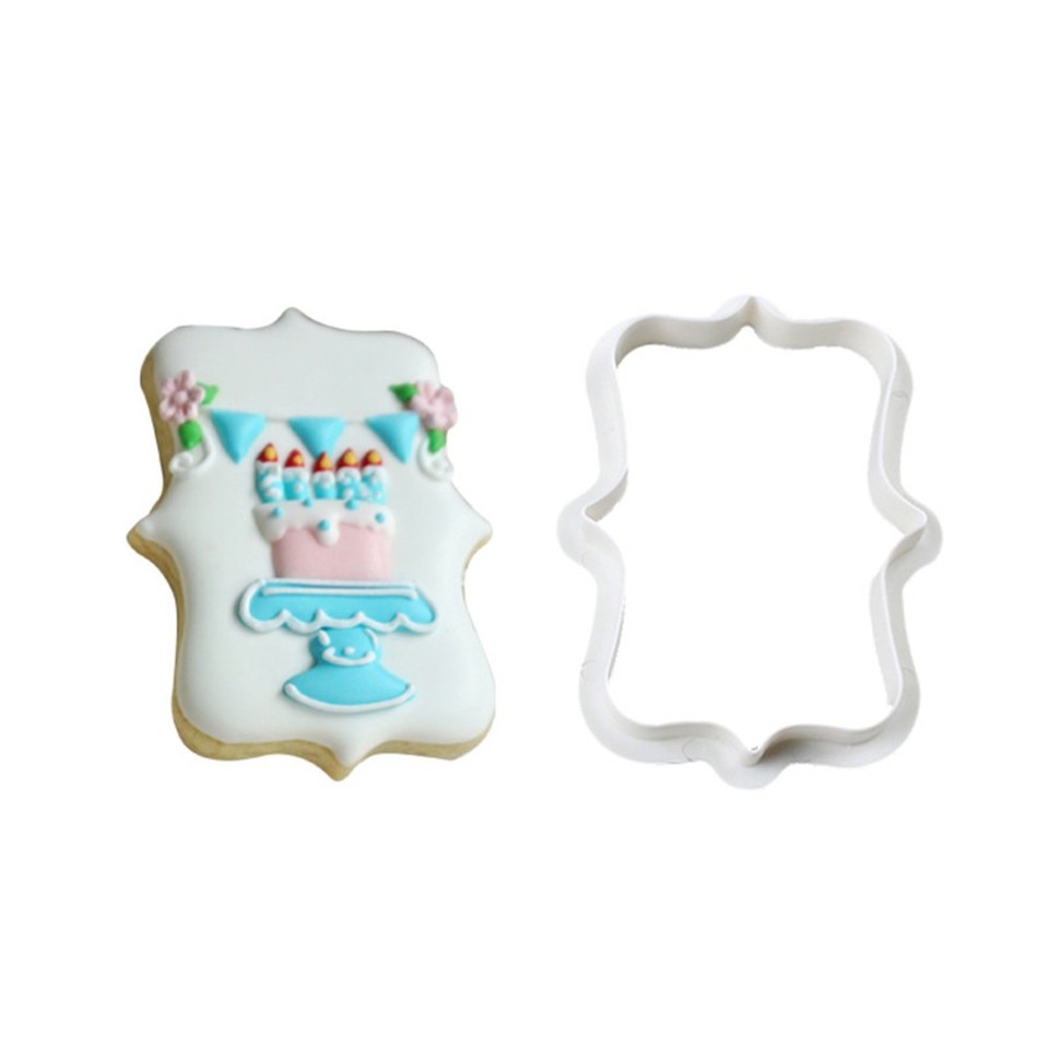 8 PCS Vintage Frame Molds Fondant Icing Cakes Tools Cookie Cutters ...