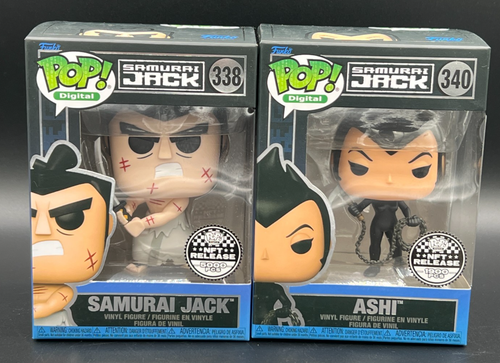 Funko Pop Digital Cartoon Network SAMURAI JACK #338 Ultra & ASHI #240 ...