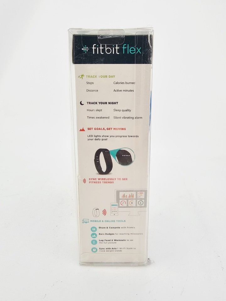 Fitbit Flex Wireless Wristband Heart Monitor Fitness Tracker Bluetooth ...