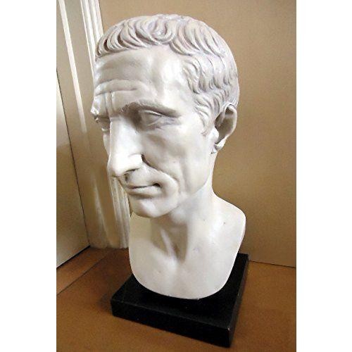 Julius Caesar Roman Emperor Head Statue Marble Pedestal | eBay