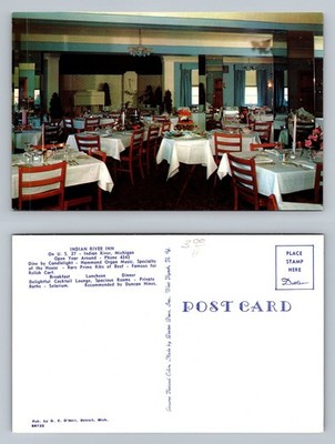 Indian River, MI-Michigan, Indian River Inn Dining Room View Vintage ...