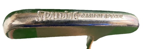 Spalding Cash-In Special Blade Putter RH Stepless Steel 34.5" Leather ...