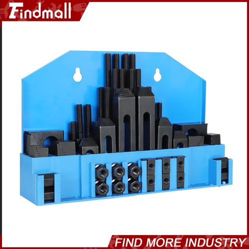 58 Piece 1/2 T-Slot Clamping Kit Mill Machinist Set W/3/8-16 Studs | eBay