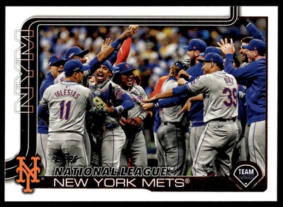 2025 Topps Series 2 New York Mets Team Card #553 Baseball Card | eBay