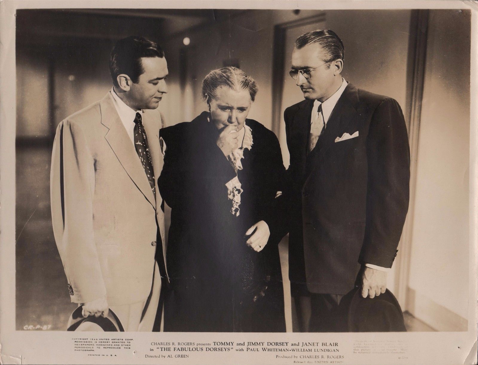 SARAH ALLGOOD & TOMMY DORSEY in "The Fabulous Dorseys" - Origin. Vint ...