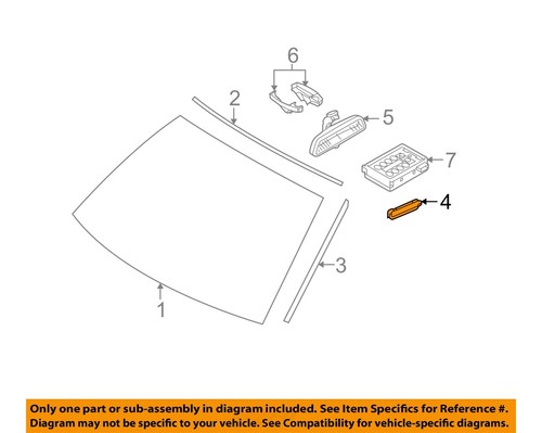 BMW OEM 04-14 525i Windshield Glass-Drip Molding Clip 51317064098 | eBay