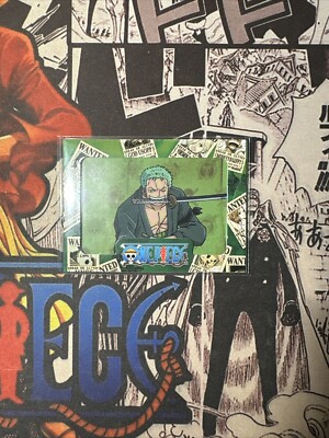 CyberCel One piece S1 Common Roronoa Zoro UNSCANNED UNREDEEMED Onp-01 ...